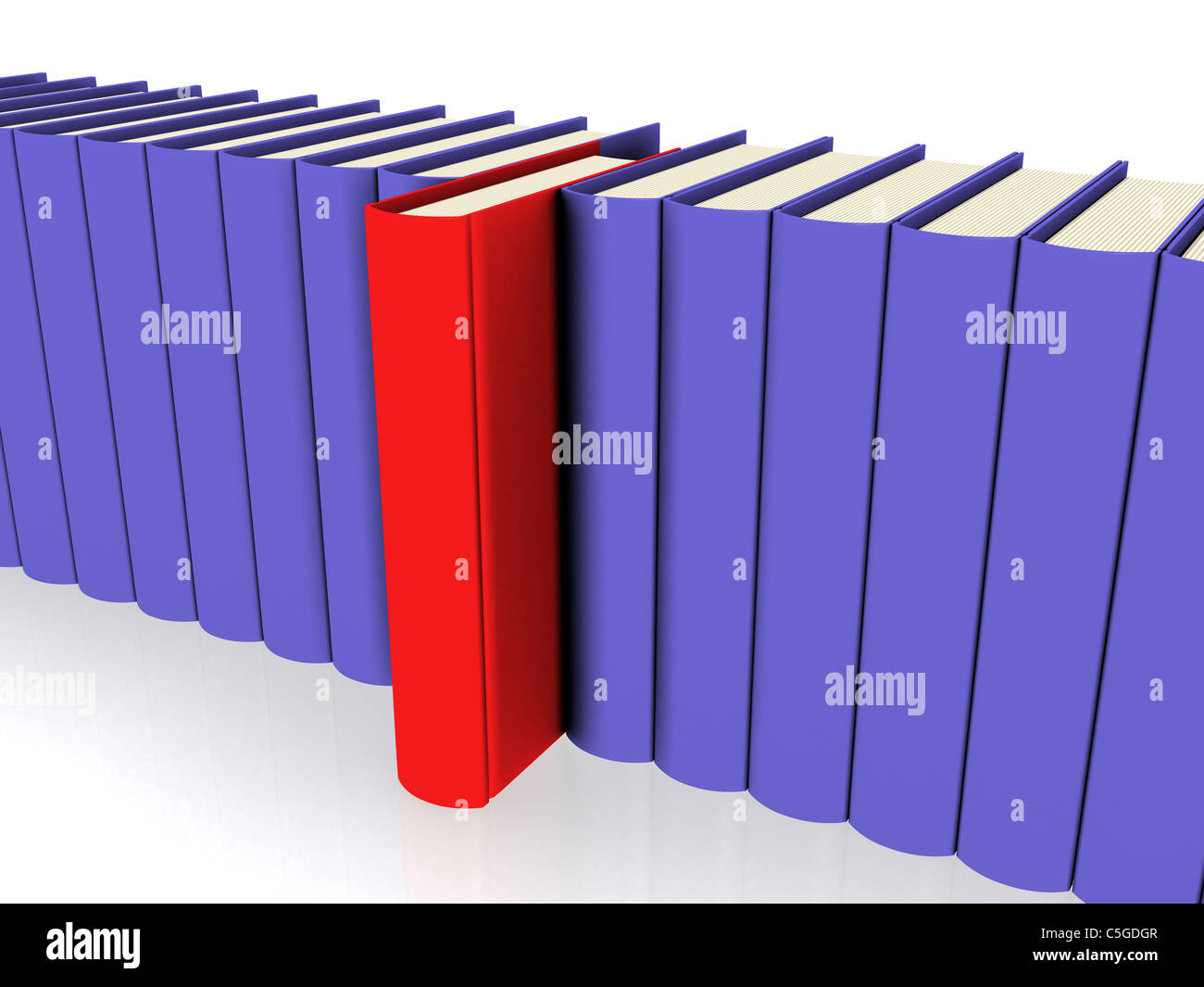 A line of Books - Close Up Shot Stock Photo - Alamy