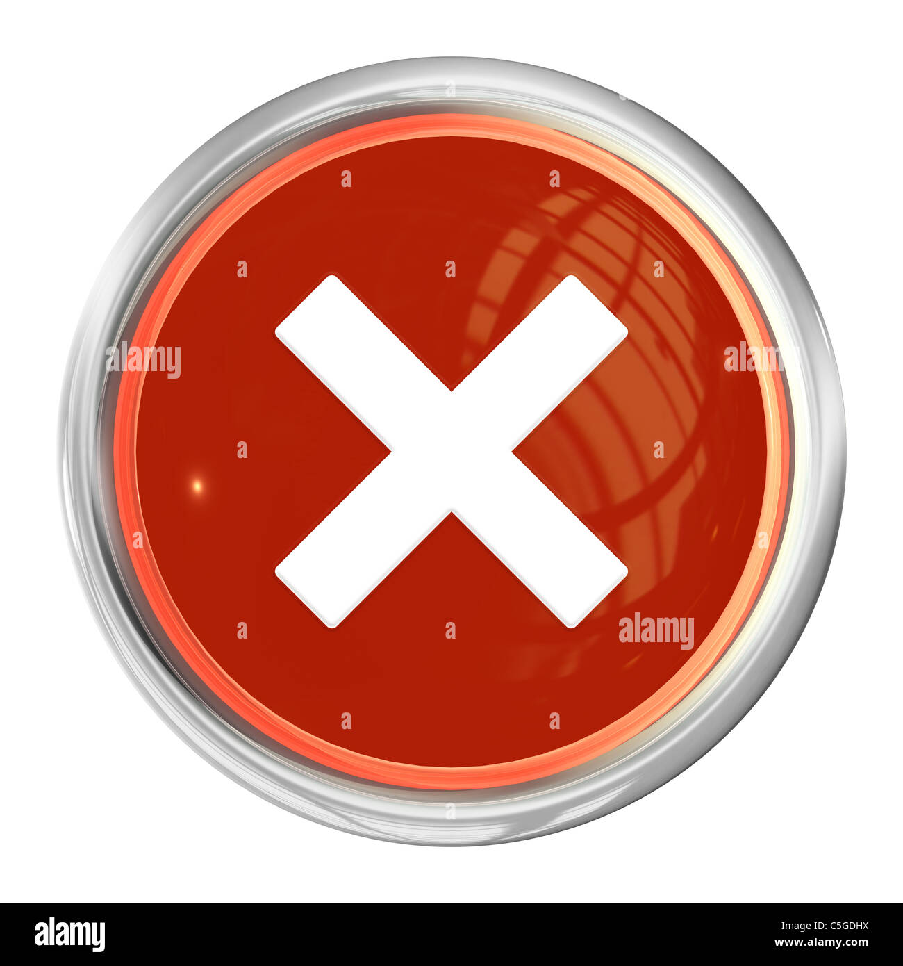 A Web Button "Cancel" on white Background Stock Photo - Alamy