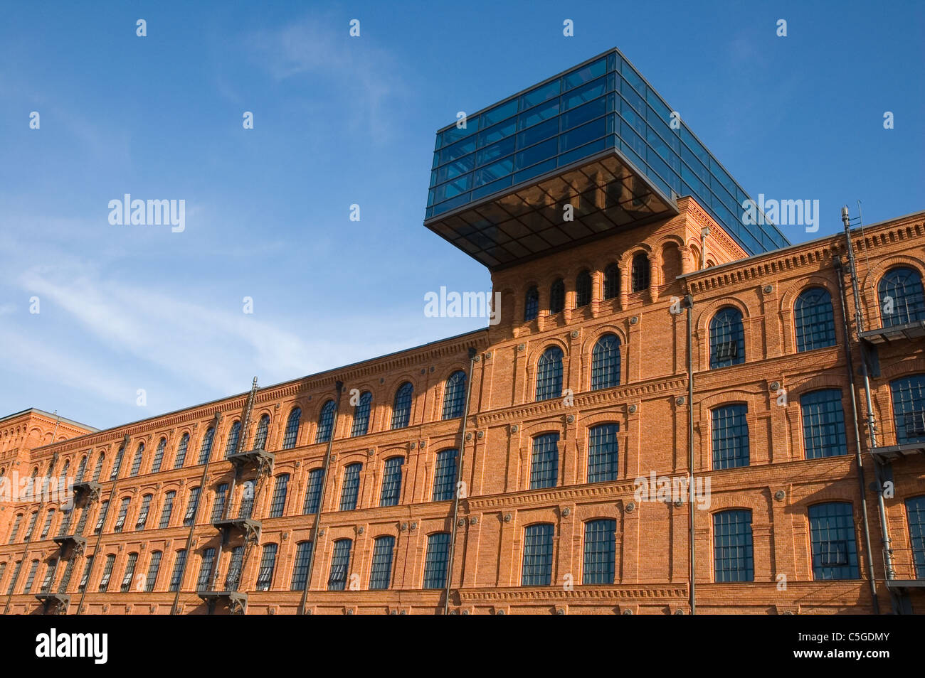 Historic textile factory building in Lodz, Poland Stock Photo - Alamy