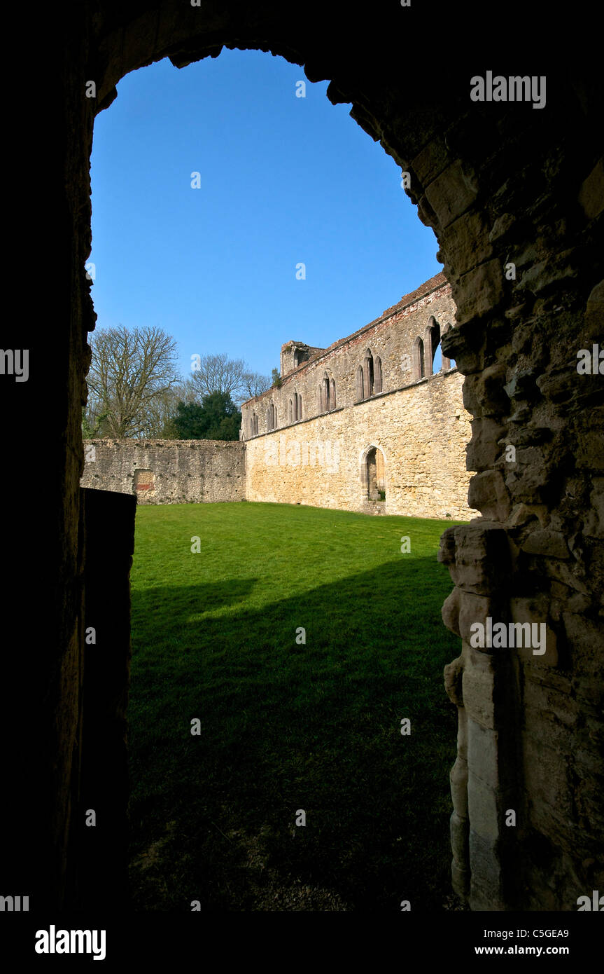 Netley Abbey Hampshire UK Stock Photo - Alamy