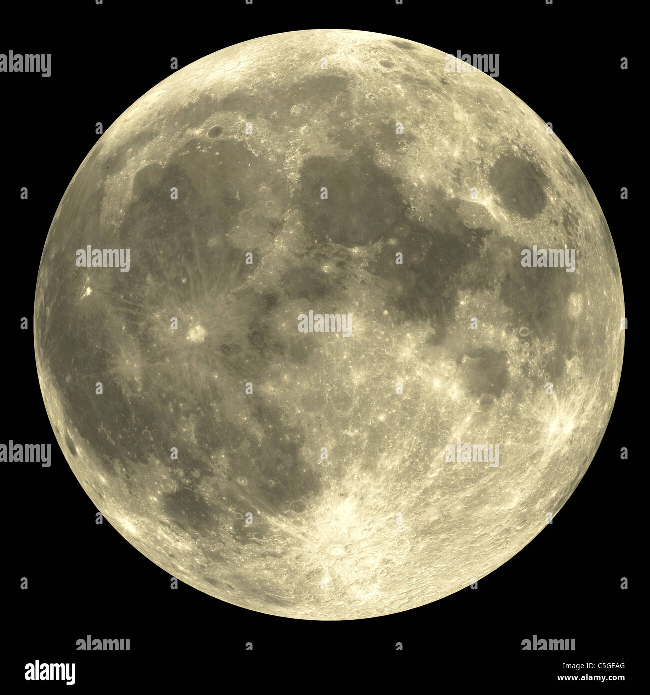 The Full Moon with great detail - very rare Stock Photo - Alamy