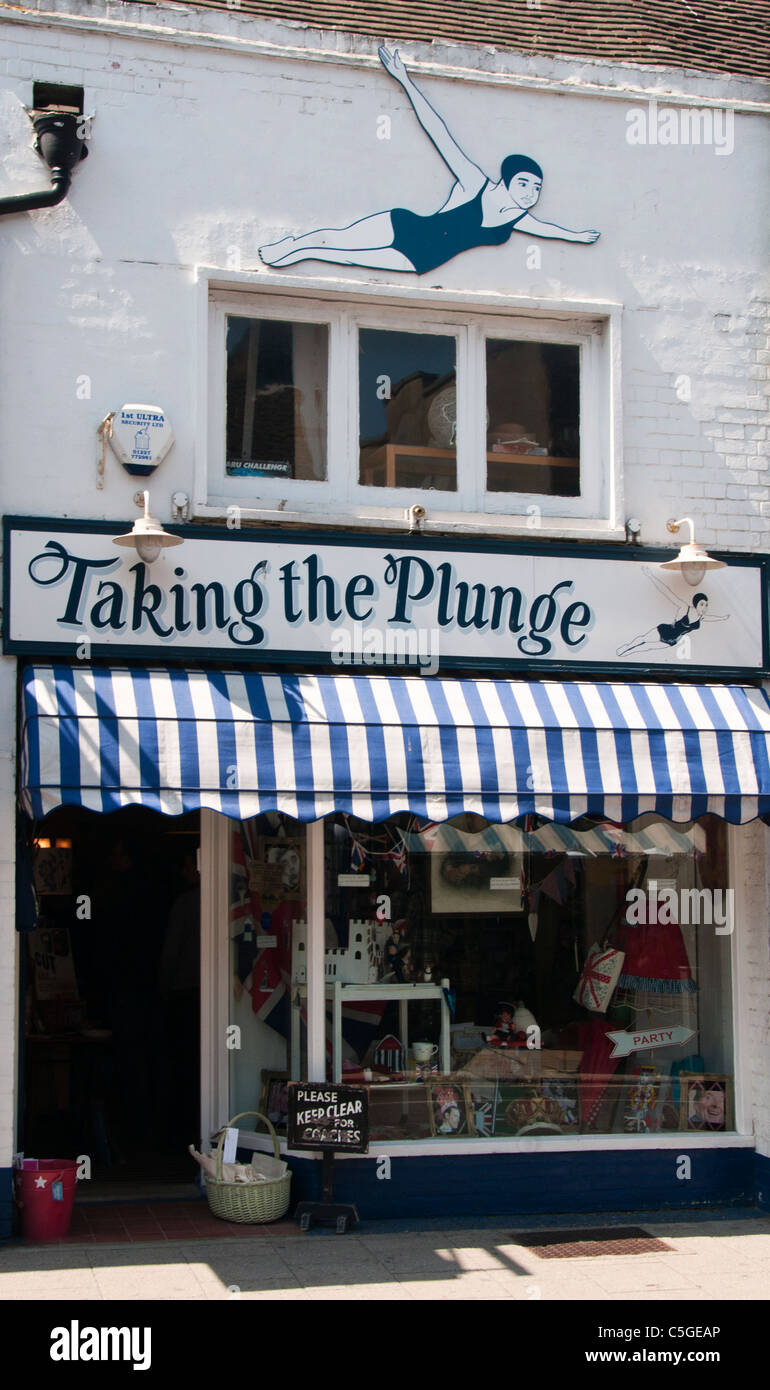 Traditional shop in Whitstable, Kent, UK Stock Photo - Alamy