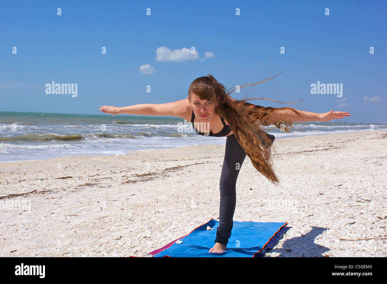 Airplane pose yoga hi-res stock photography and images - Alamy