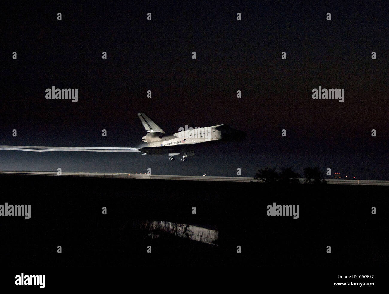Final Space Shuttle mission Atlantis lands at Kennedy Space Center ...