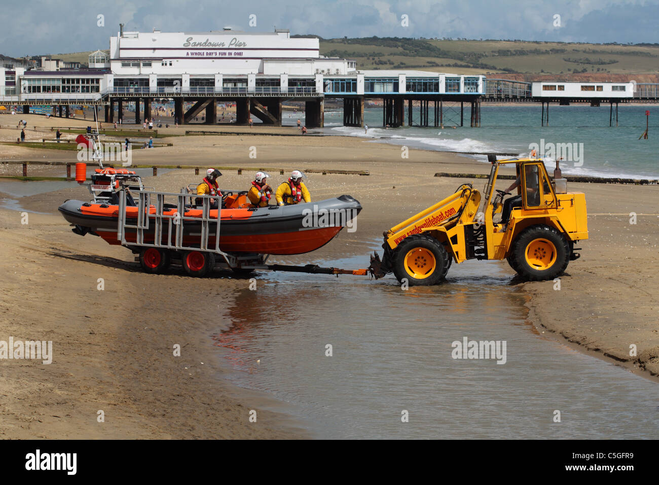 Sandown & Shanklin Inshore Lifeboat Stock Photo - Alamy