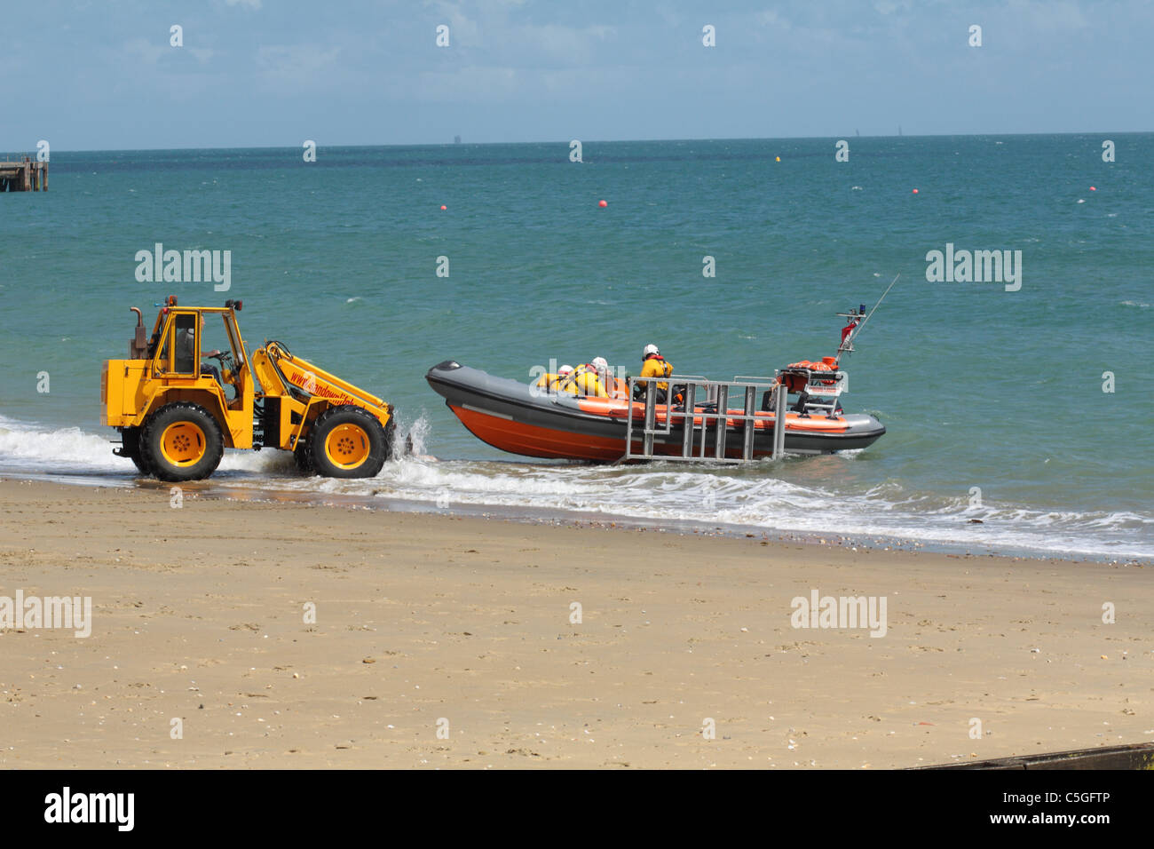Sandown & Shanklin Inshore Lifeboat Stock Photo - Alamy
