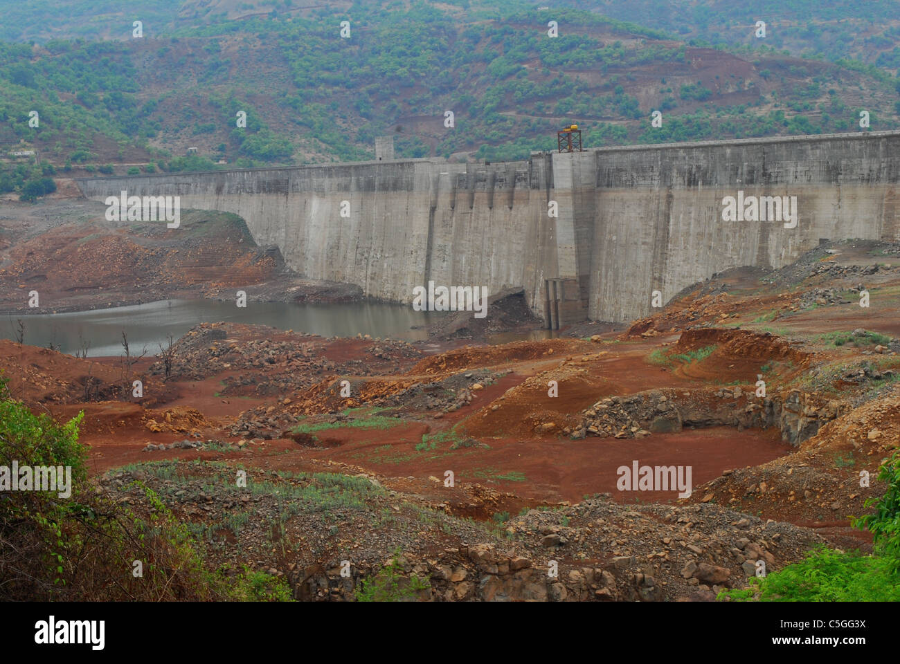 Indian gravity dam hi-res stock photography and images - Alamy