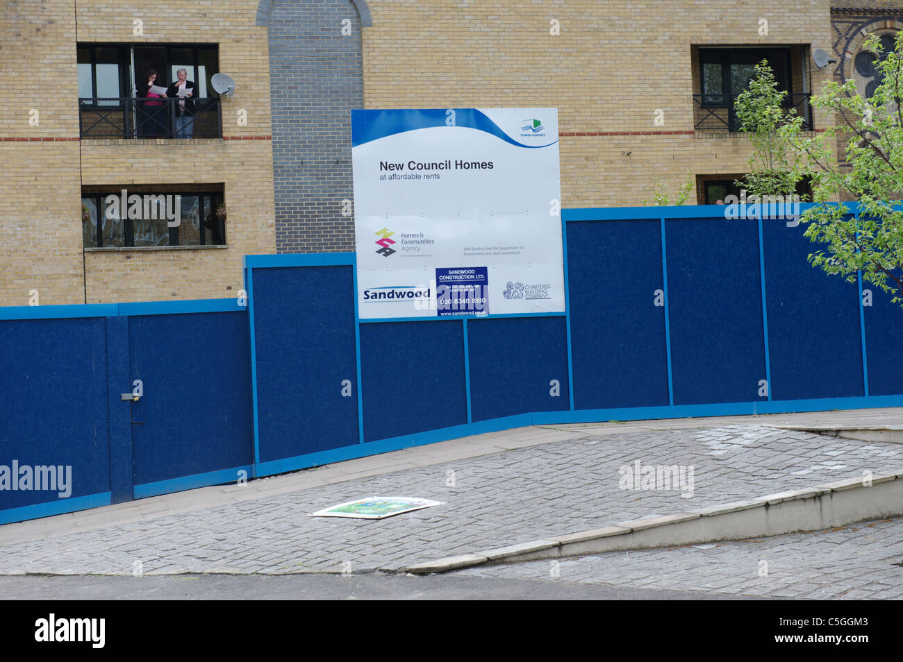 New council houses in Wapping, Tower Hamlets, London. April 2011 Stock ...