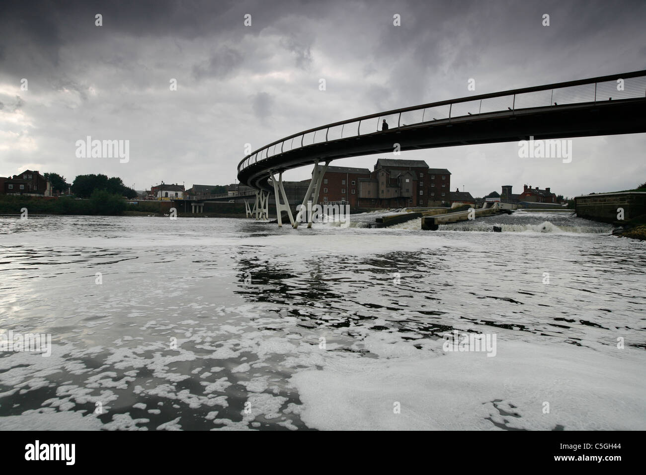 Millenium Bridge , Castleford , UK Stock Photo - Alamy