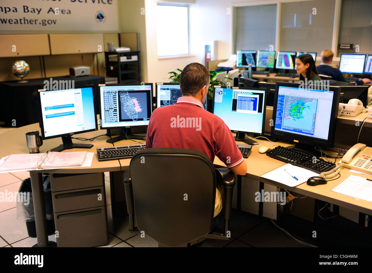 Radar doppler Meteorologist work area plan study studies map maps ...