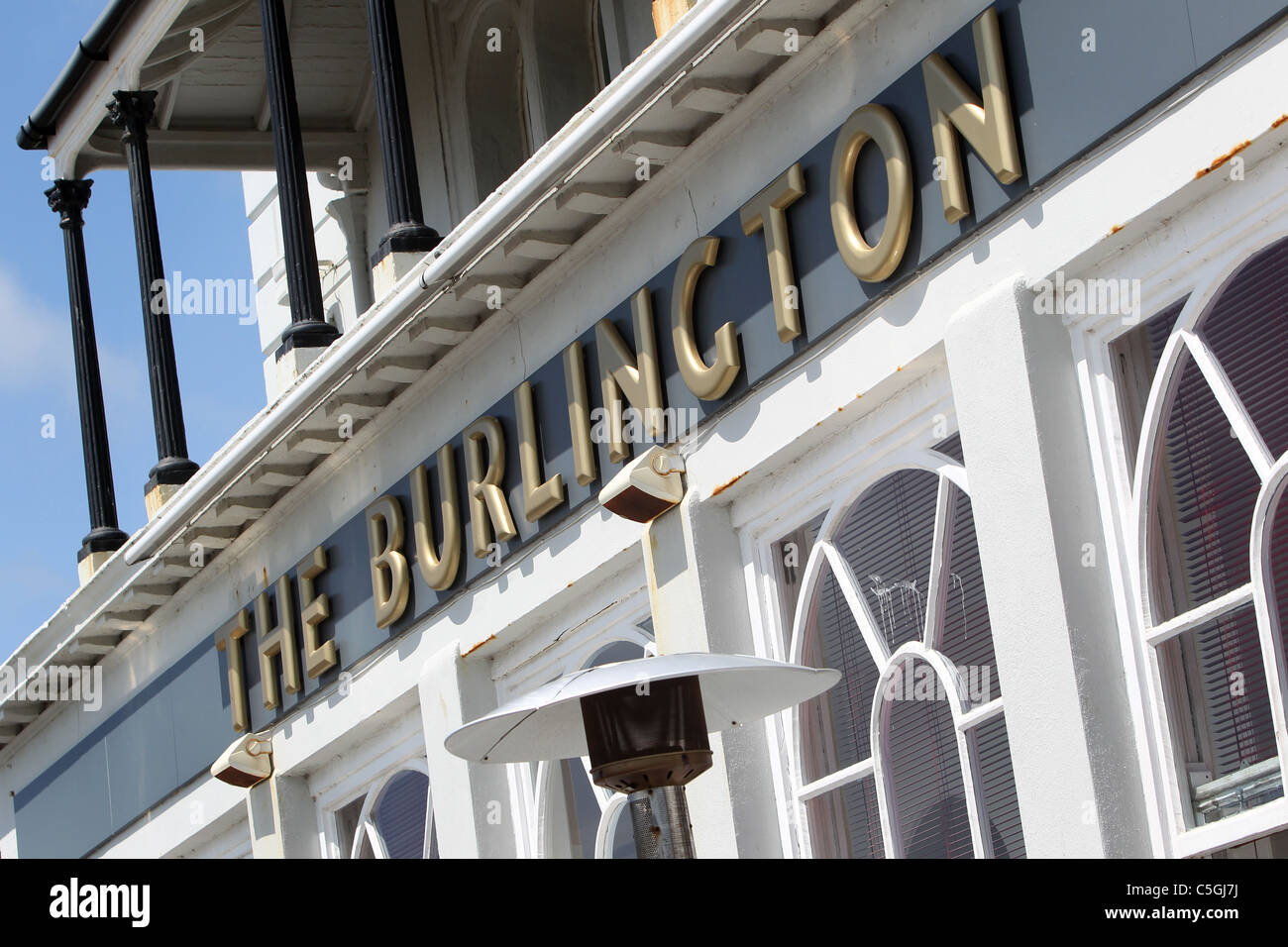 General view of The Burlington Hotel, on Worthing seafront, West Sussex ...