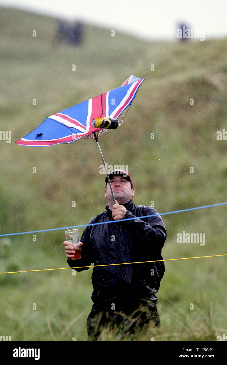 BROLLEY TROUBLE THE OPEN CHAMPIONSHIP ROYAL ST.GEORGE'S SANDWICH KENT ...