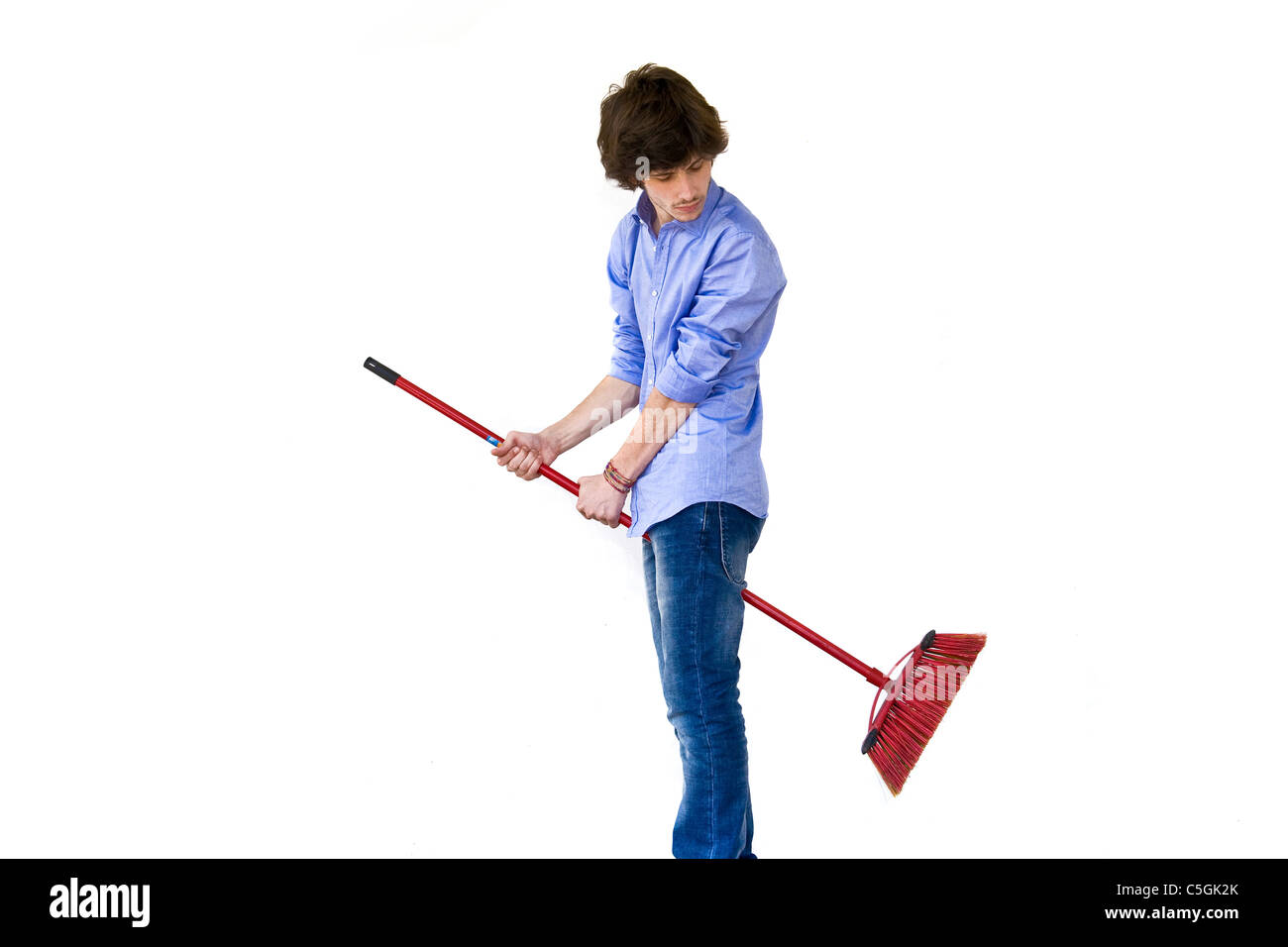 Broomstick man hi-res stock photography and images - Alamy