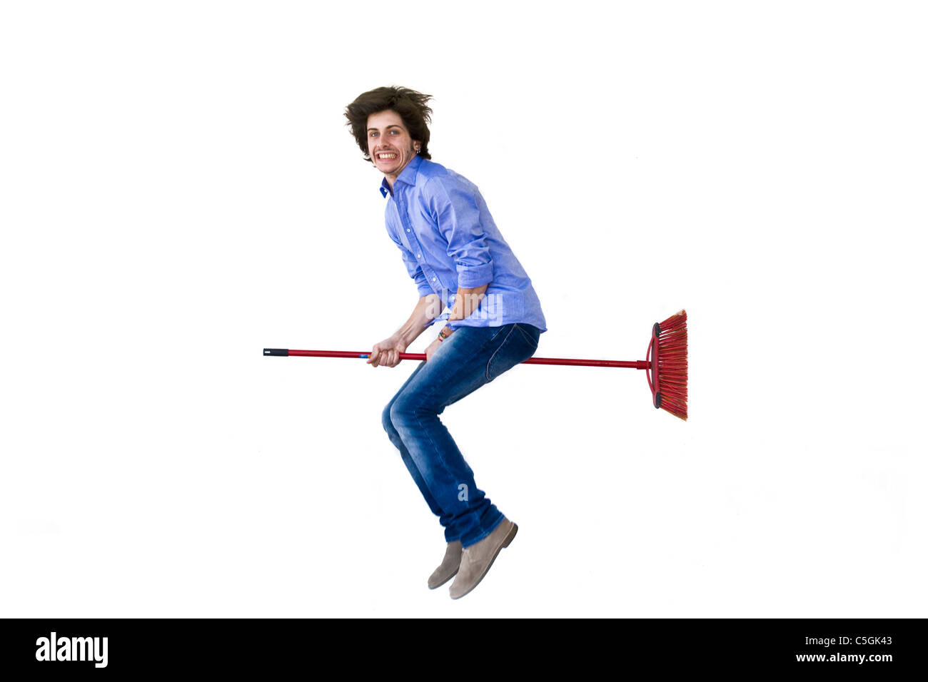 Broomstick man hi-res stock photography and images - Alamy