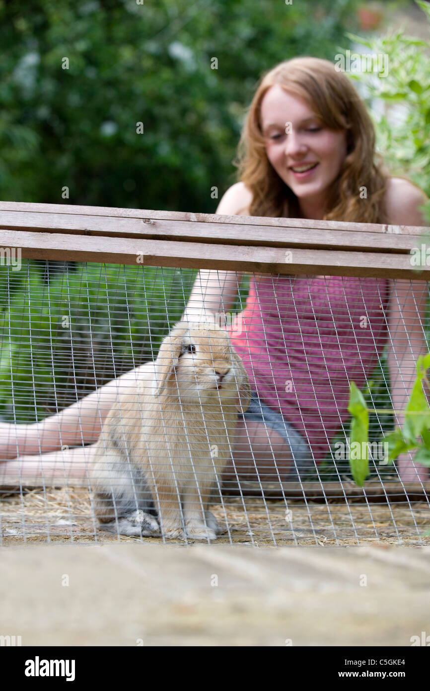 Rabbit hutch hi-res stock photography and images - Alamy