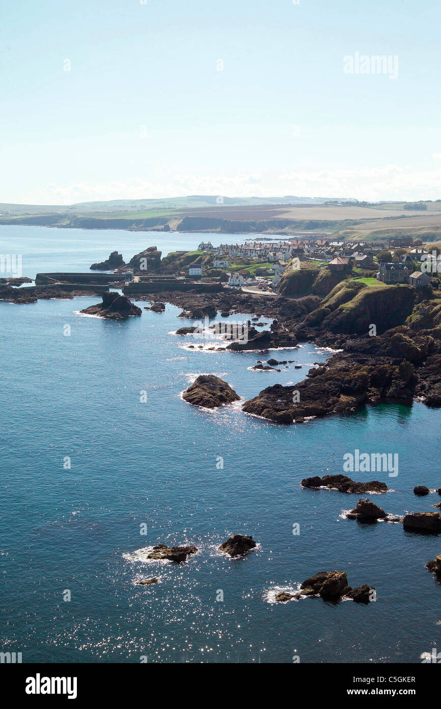 St Abbs Head and view of cliffs Stock Photo - Alamy