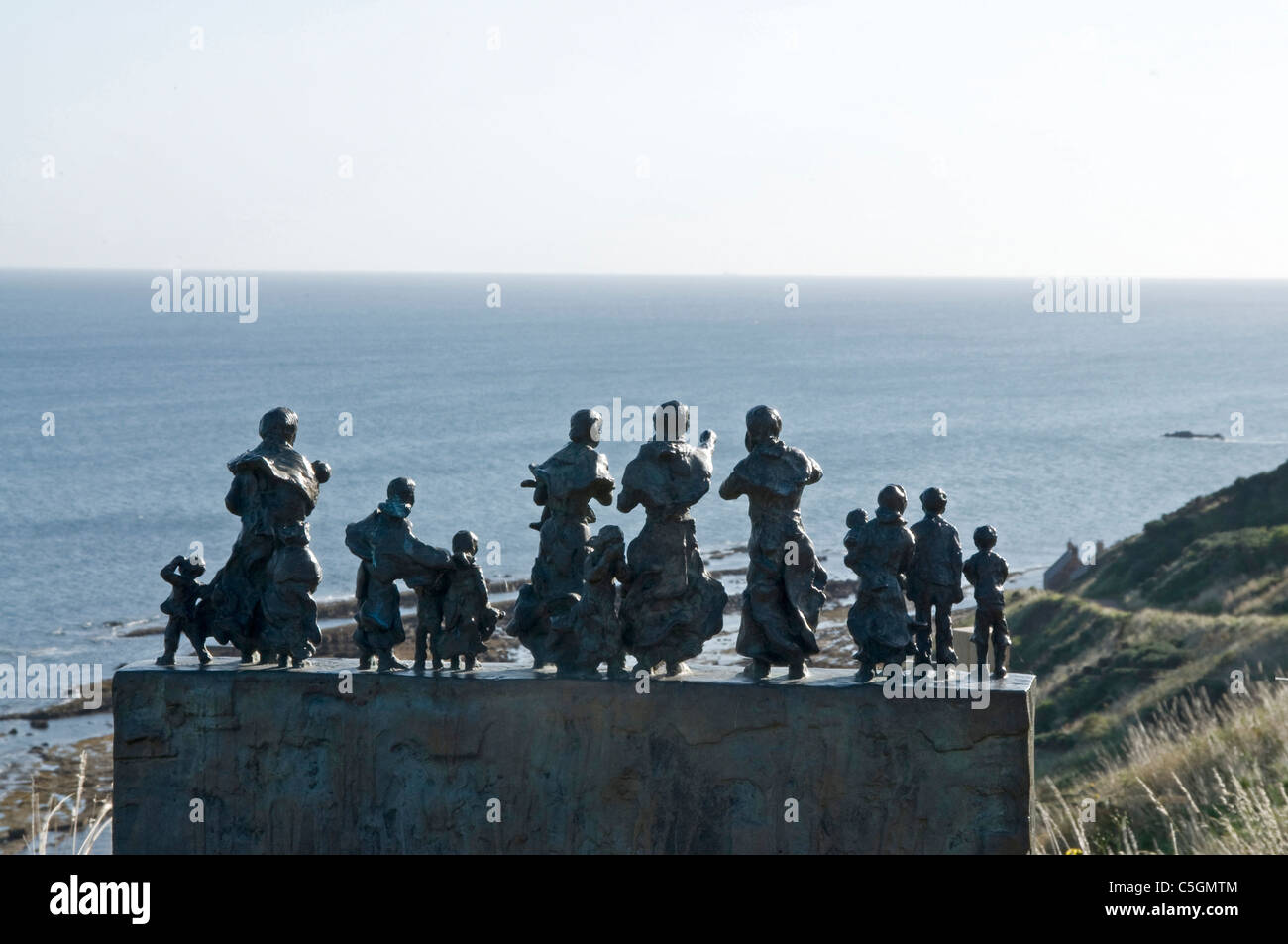 1881 East Coast Fishing Disaster commenmorative sculpture at Cove by ...