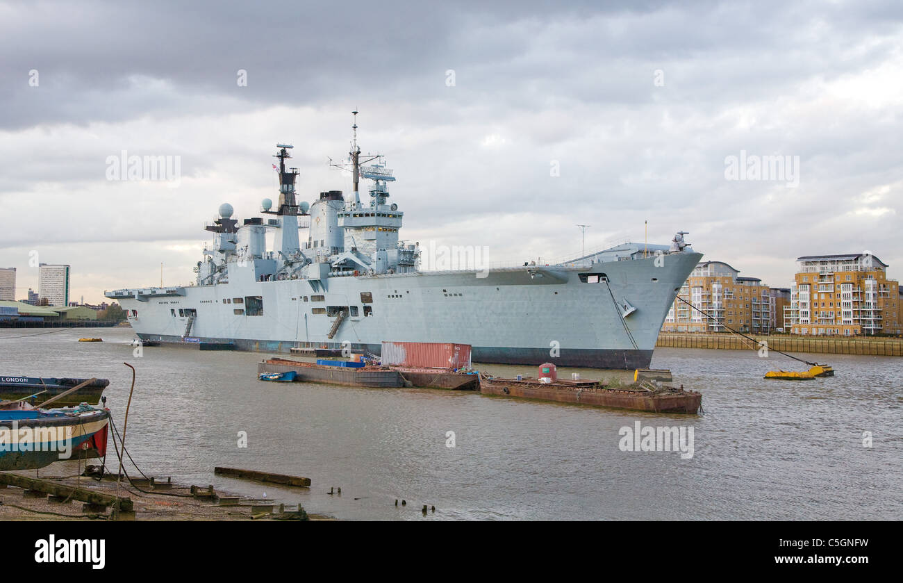 HMS Ark Royal R07 aircraft carrier and former flagship of the Royal ...