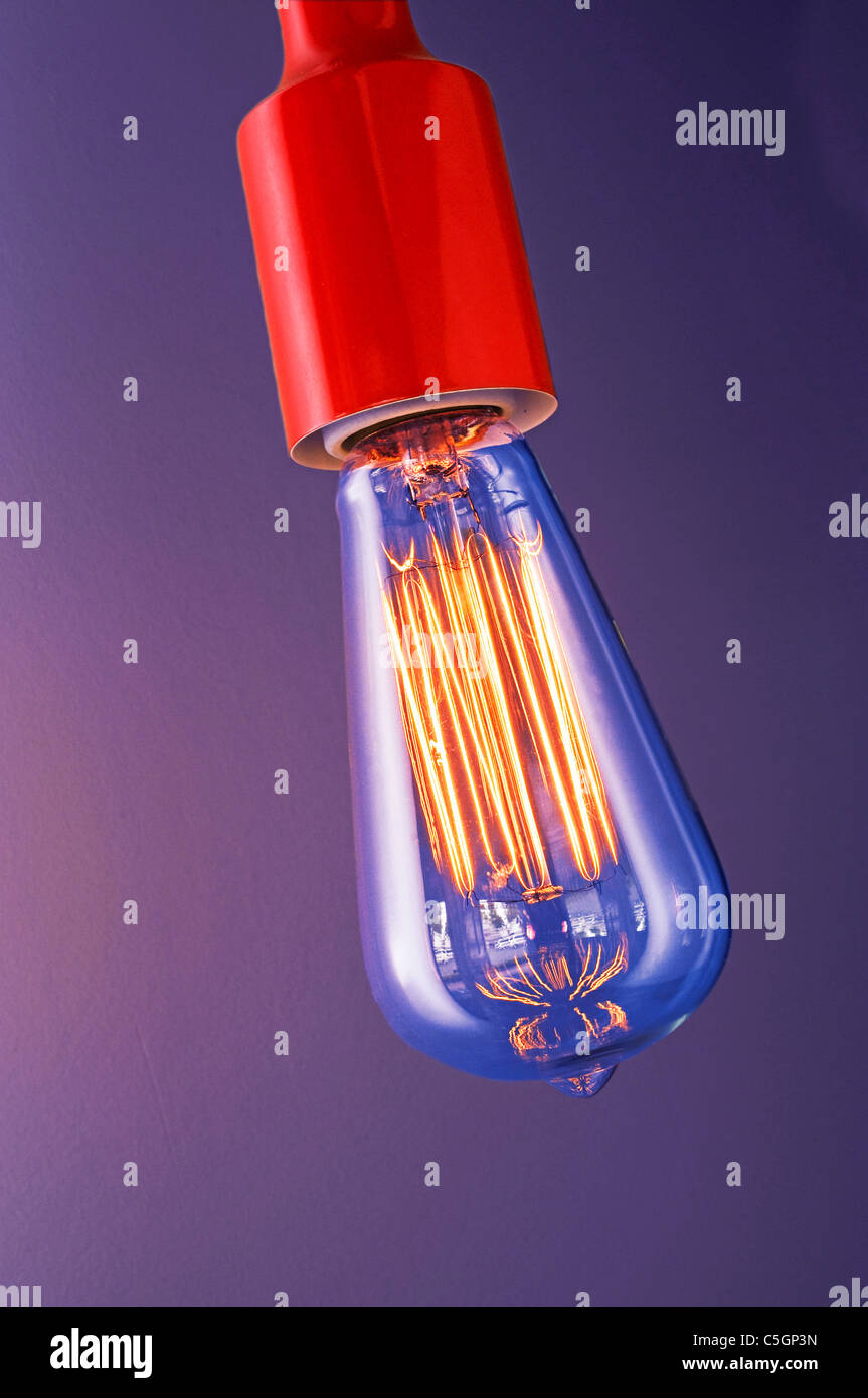 glowing light bulb Stock Photo - Alamy