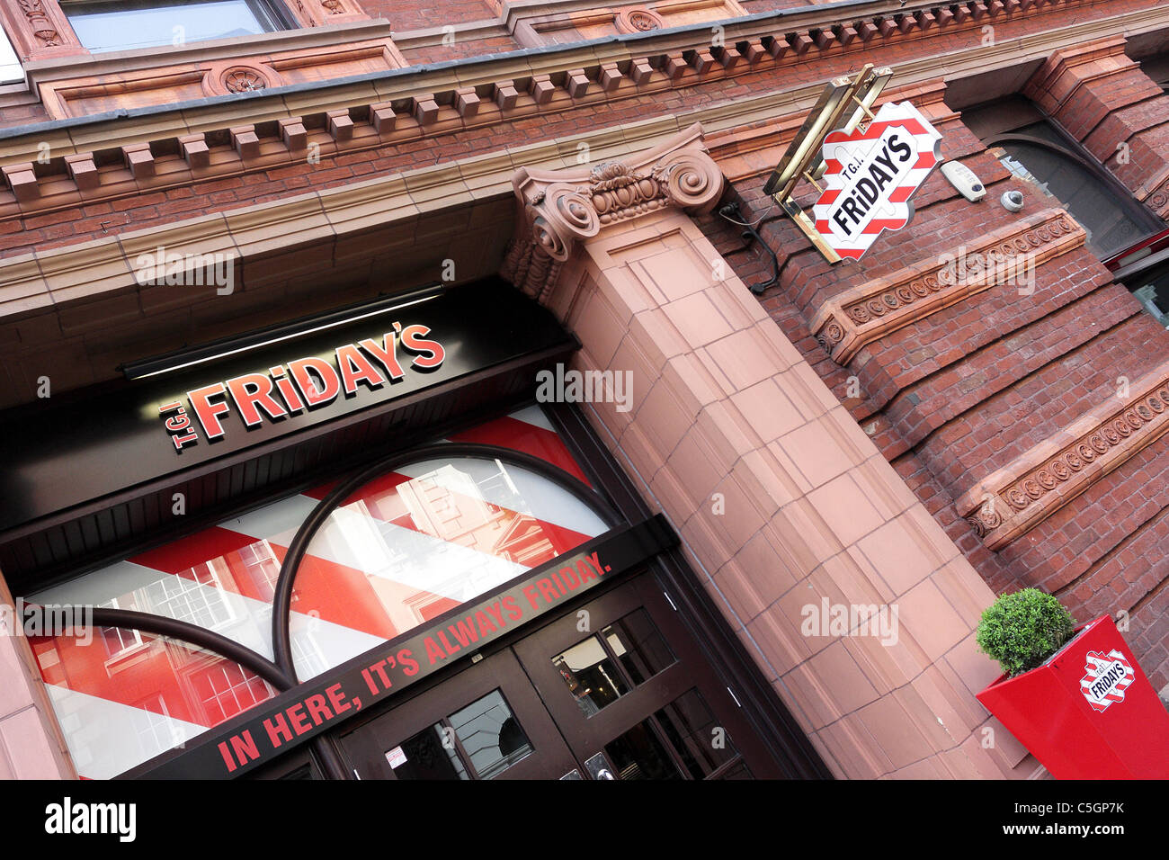 T.G.I. FRIDAY`S,situated in Bedford Street,Covent Garden is the popular ...
