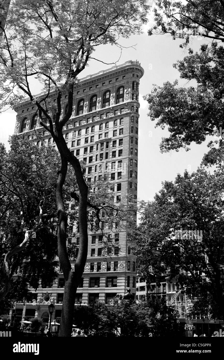 The Flatiron building in Midtown Manhattan as seen from Madison Square ...