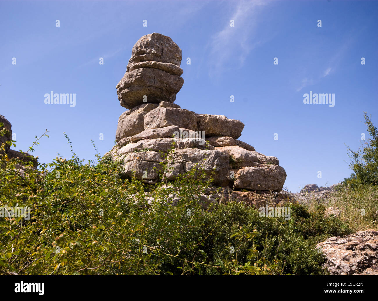 Rock formations prehistoric landscape hi-res stock photography and ...