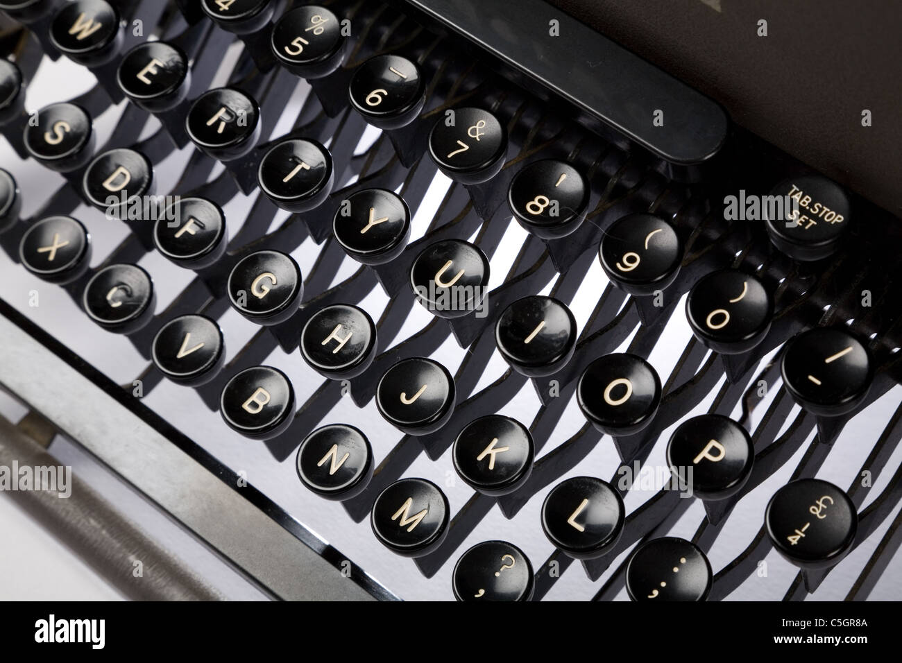 Typewriter keyboard close up shot hi-res stock photography and images ...