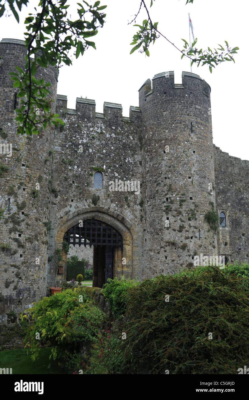 Amberley castle hotel and restaurant near Arundel West Sussex UK Stock ...