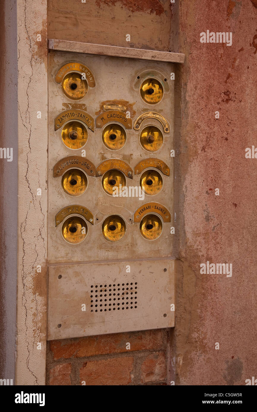 Old bell buttons hi-res stock photography and images - Alamy