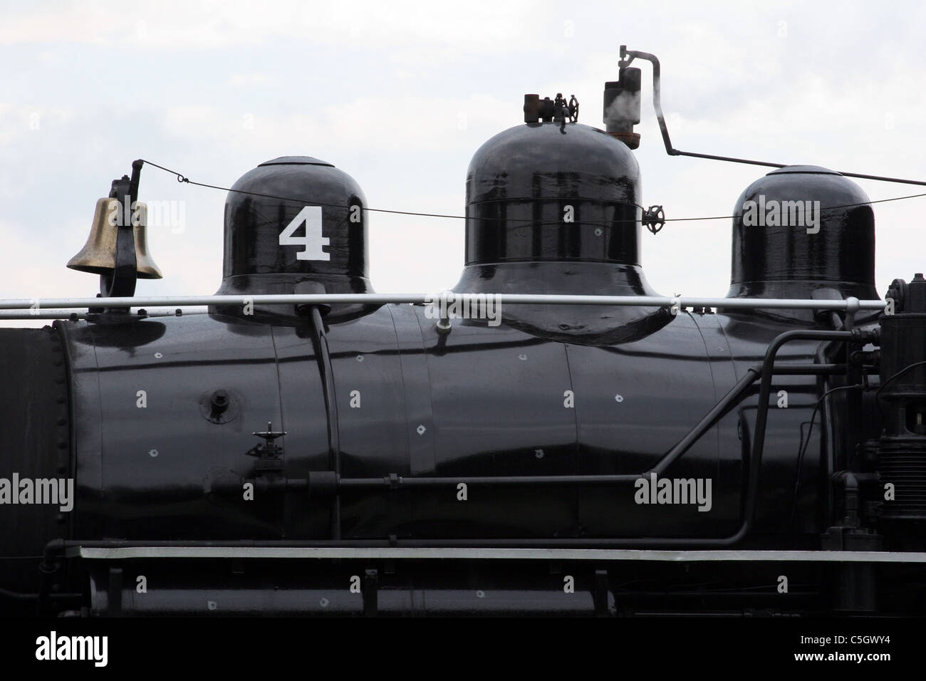 Steam Engine No. 4 Train Stock Photo - Alamy