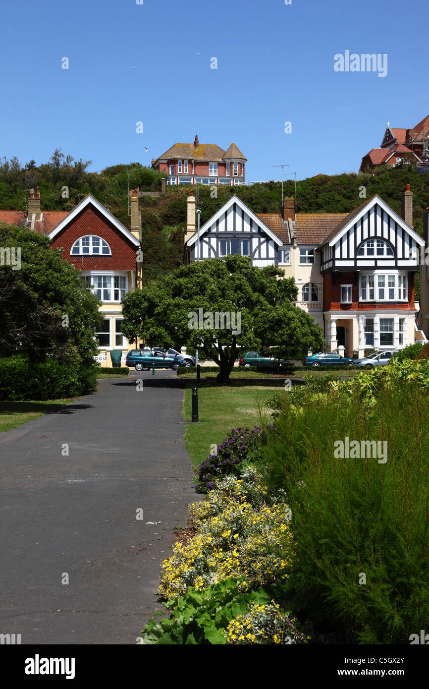 West Marina Gardens and houses, St Leonards on Sea, East Sussex ...