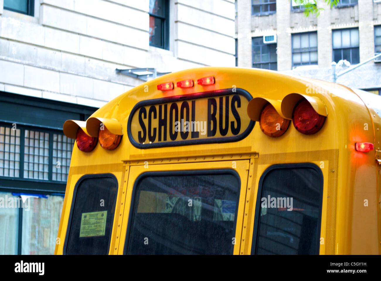 yellow school bus Stock Photo - Alamy