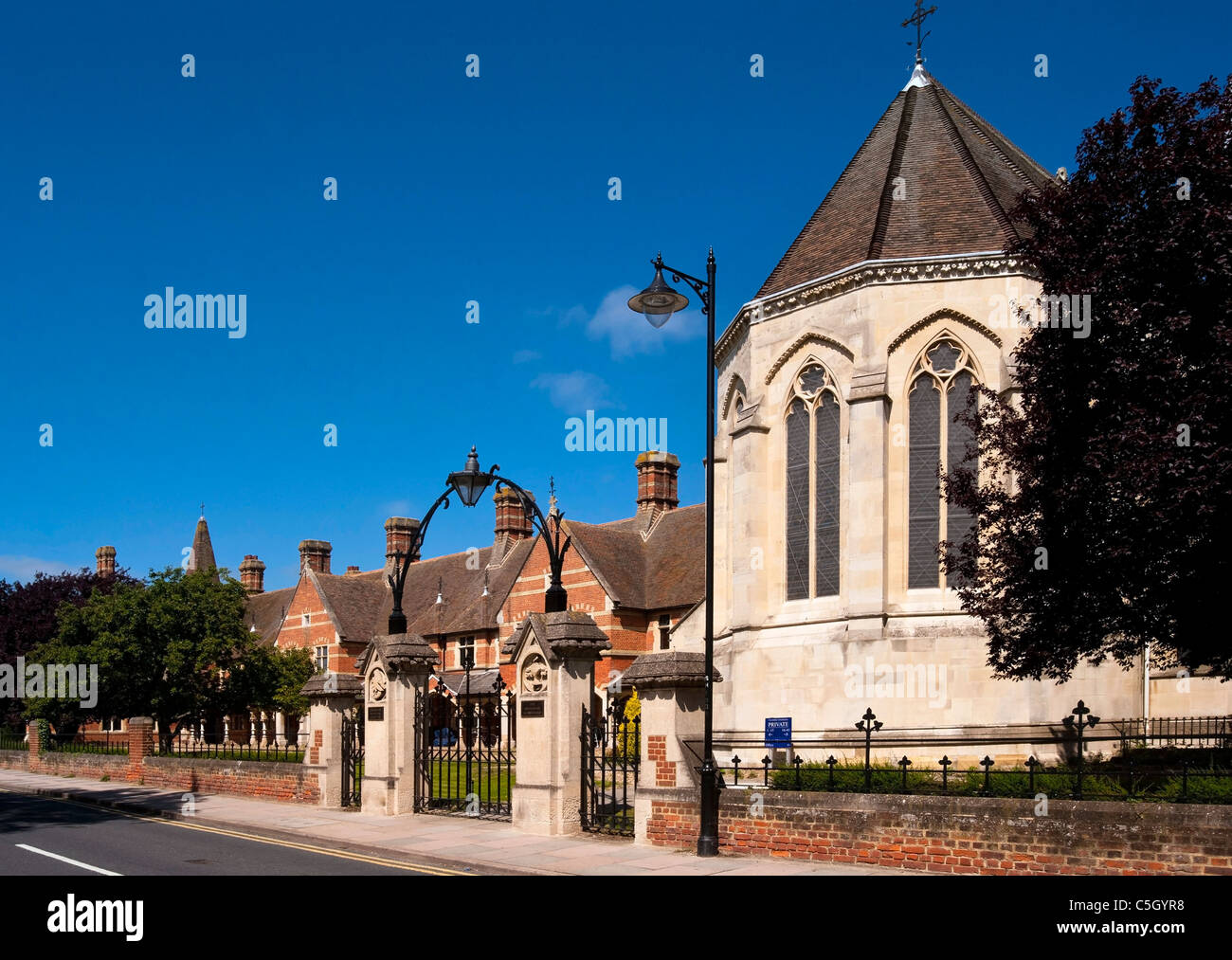FAVERSHAM, KENT, UK - JUNE 26, 2011: Exterior view of the Alms Houses ...
