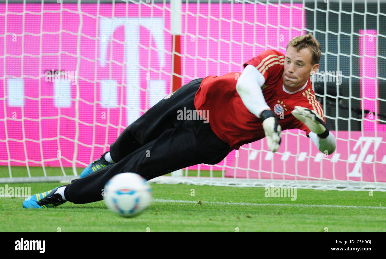 goalkeeper Manuel Neuer, FC Bayern Munchen, Muenchen, Munich Stock ...