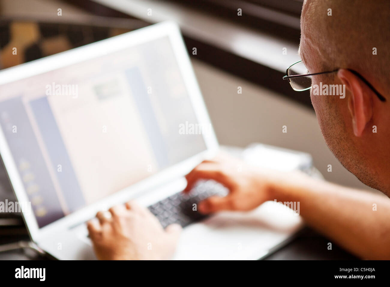 Laptop backside hi-res stock photography and images - Alamy