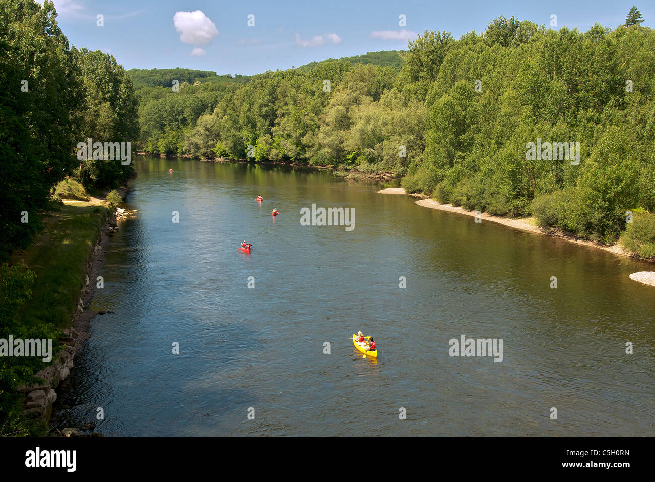 Canoeing dordogne hi-res stock photography and images - Alamy