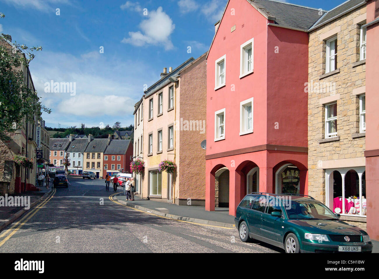 Town jedburgh scottish borders scotland hi-res stock photography and ...