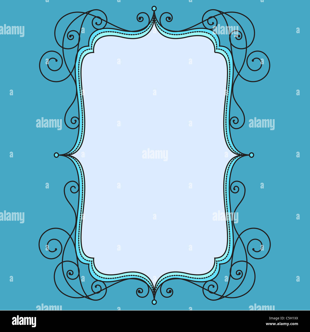 Vintage frame illustration - Exclusive to Alamy only Stock Photo - Alamy