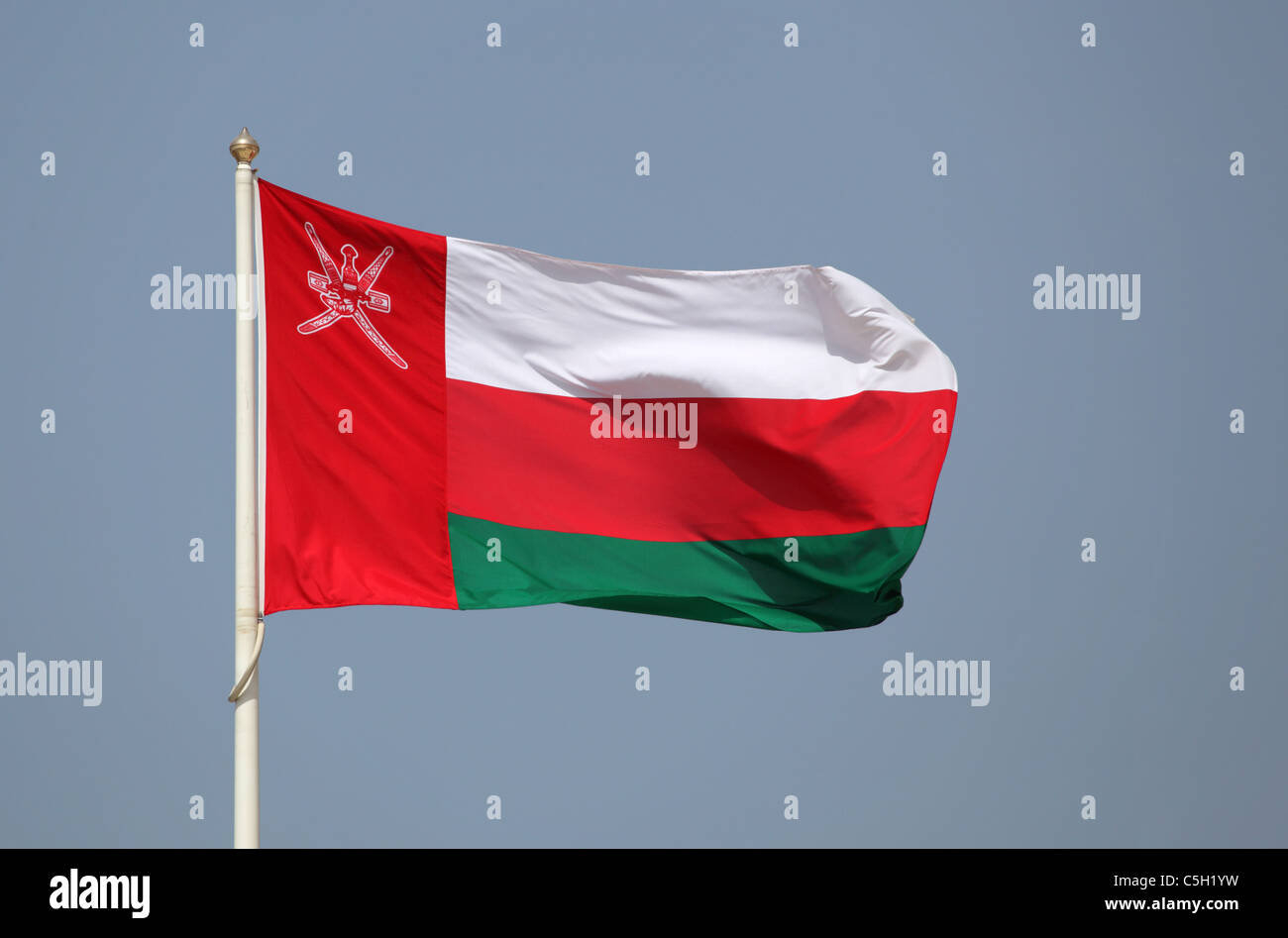 National flag of oman hi-res stock photography and images - Alamy