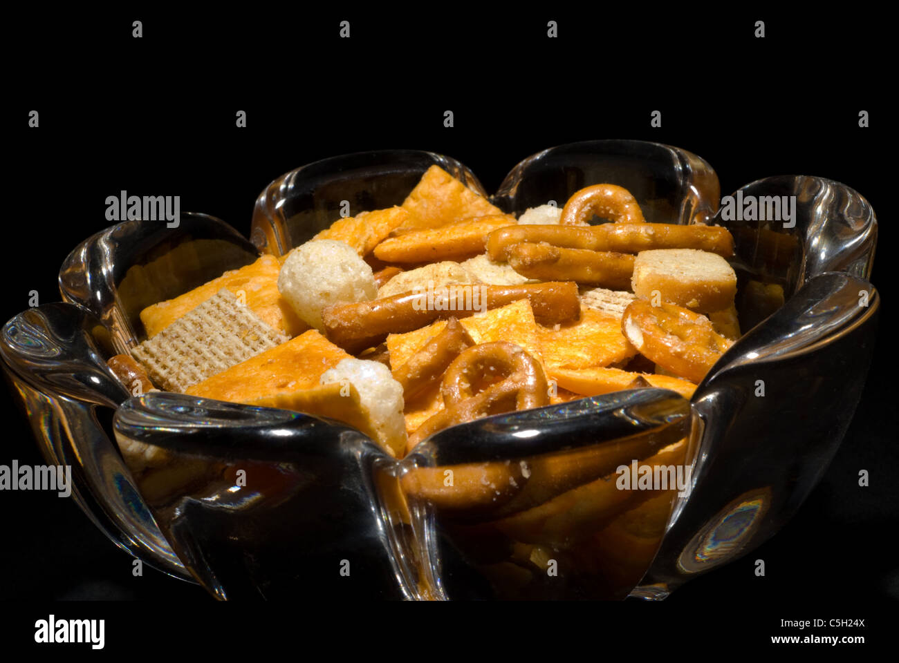 A dish of snack food Stock Photo - Alamy