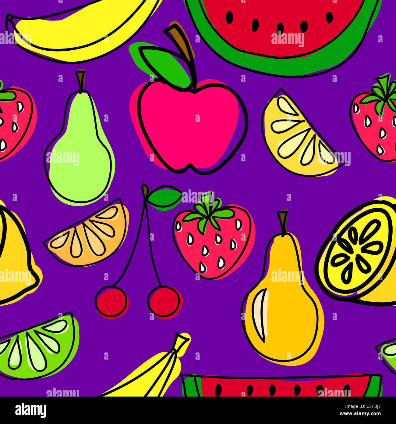 Fruit background - seamless - exclusive to Alamy Stock Photo - Alamy