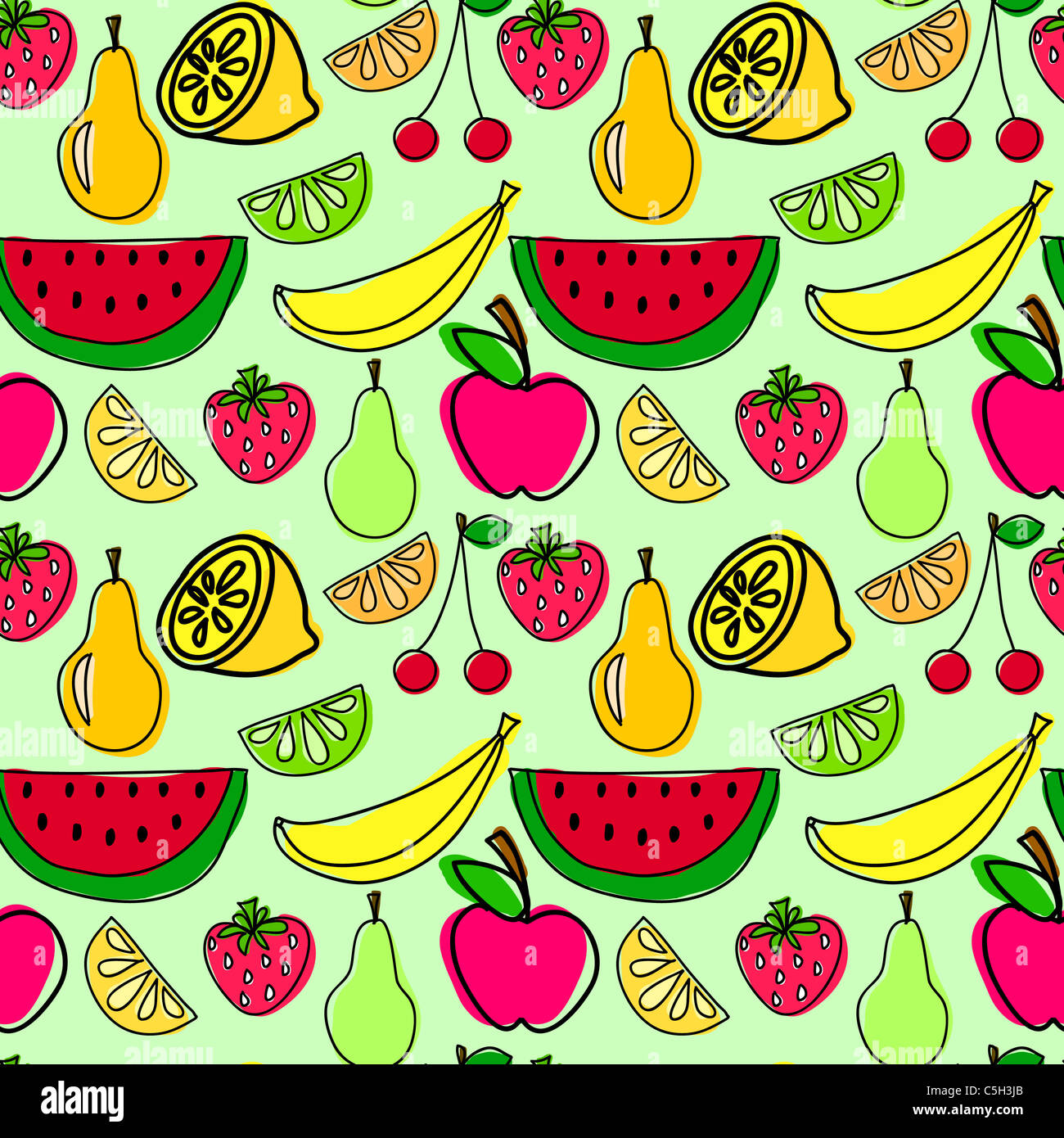 Fruit background - seamless - exclusive to Alamy Stock Photo - Alamy