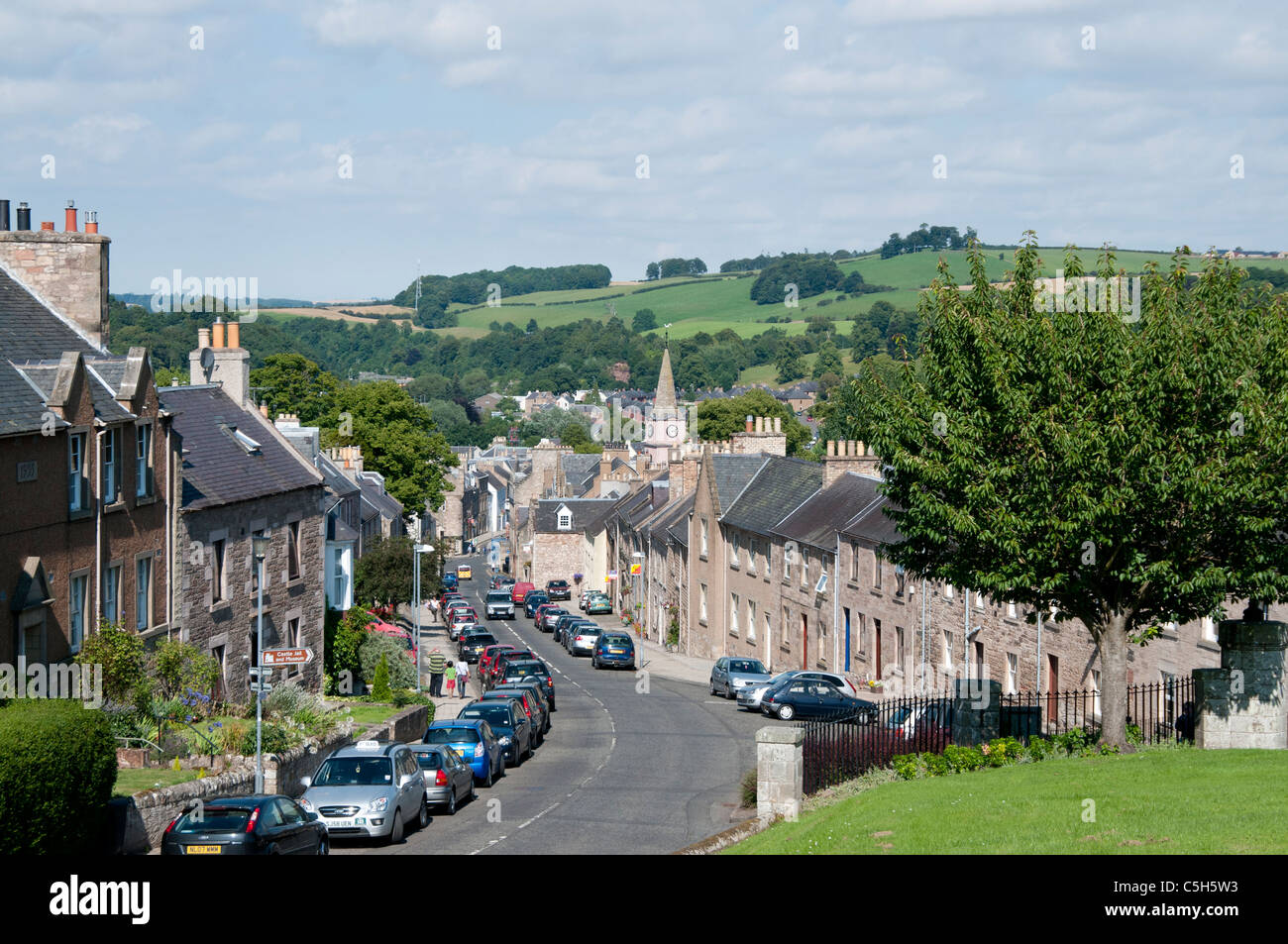 Town jedburgh scottish borders scotland hi-res stock photography and ...