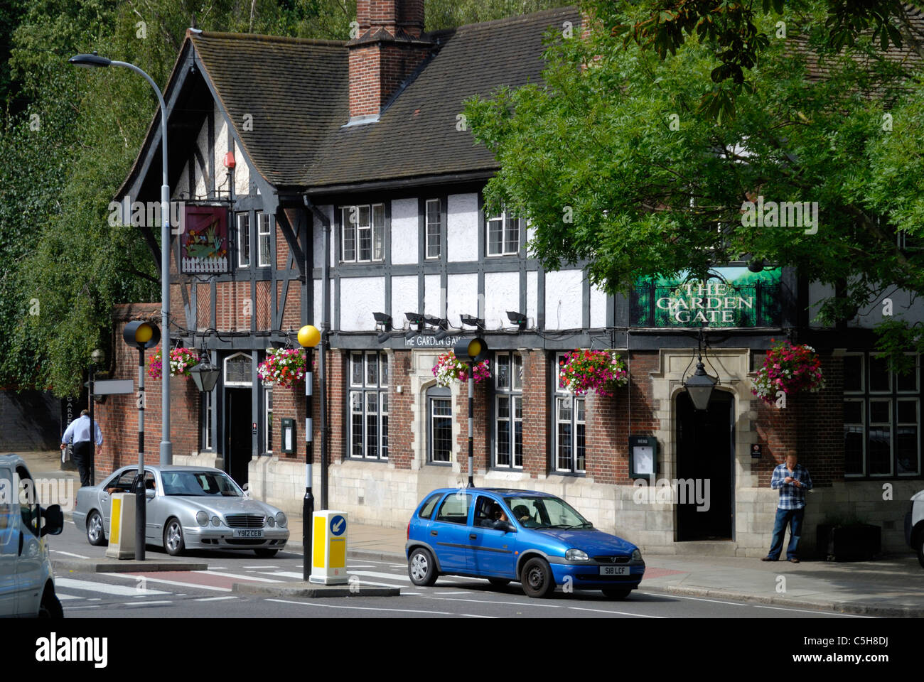 The Garden Gate public house in Hampstead, London, England Stock Photo ...