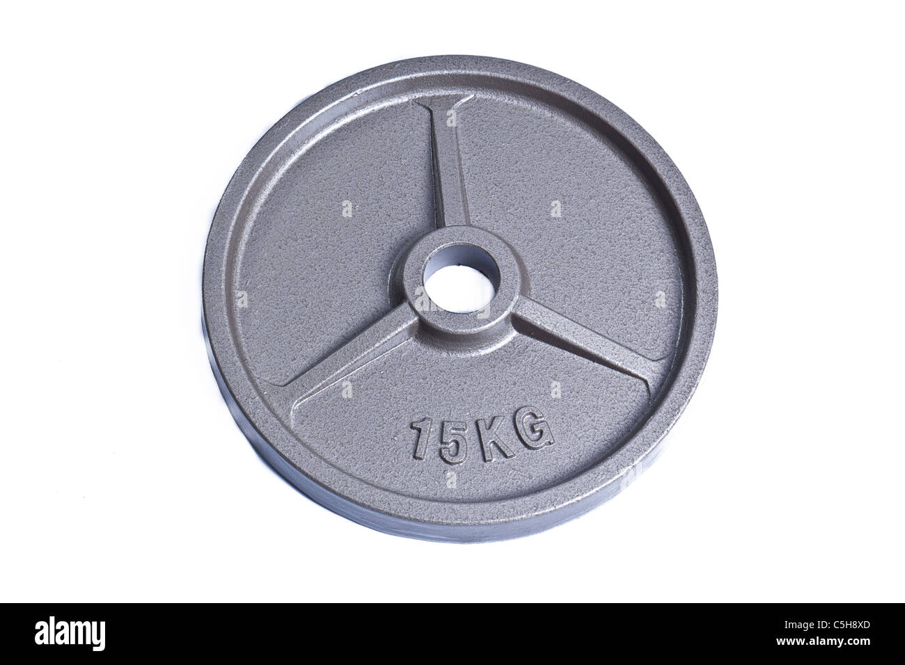 Weight lifting excercise equipment iron and rubber Stock Photo - Alamy