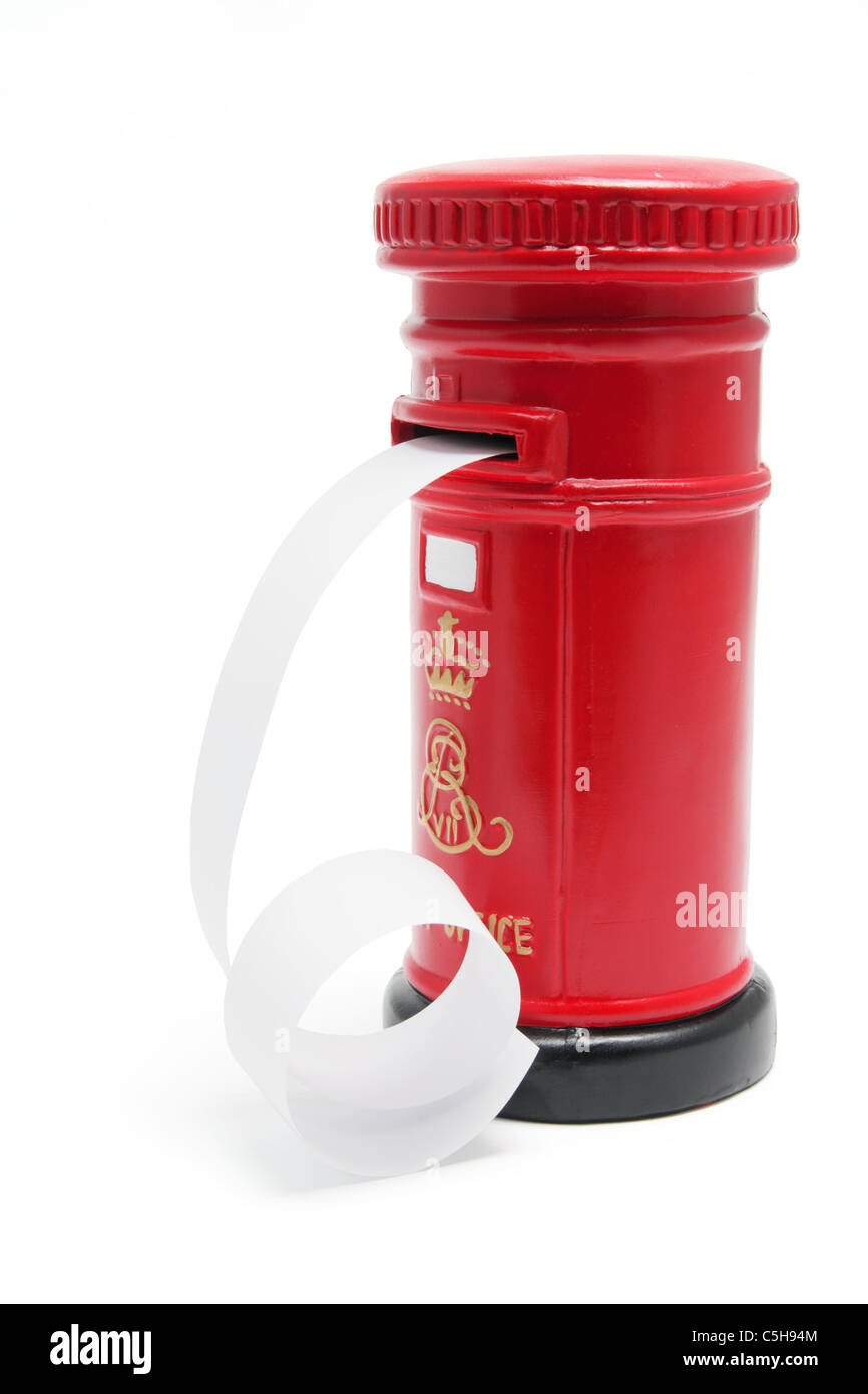 Miniature Post Box Stock Photo - Alamy