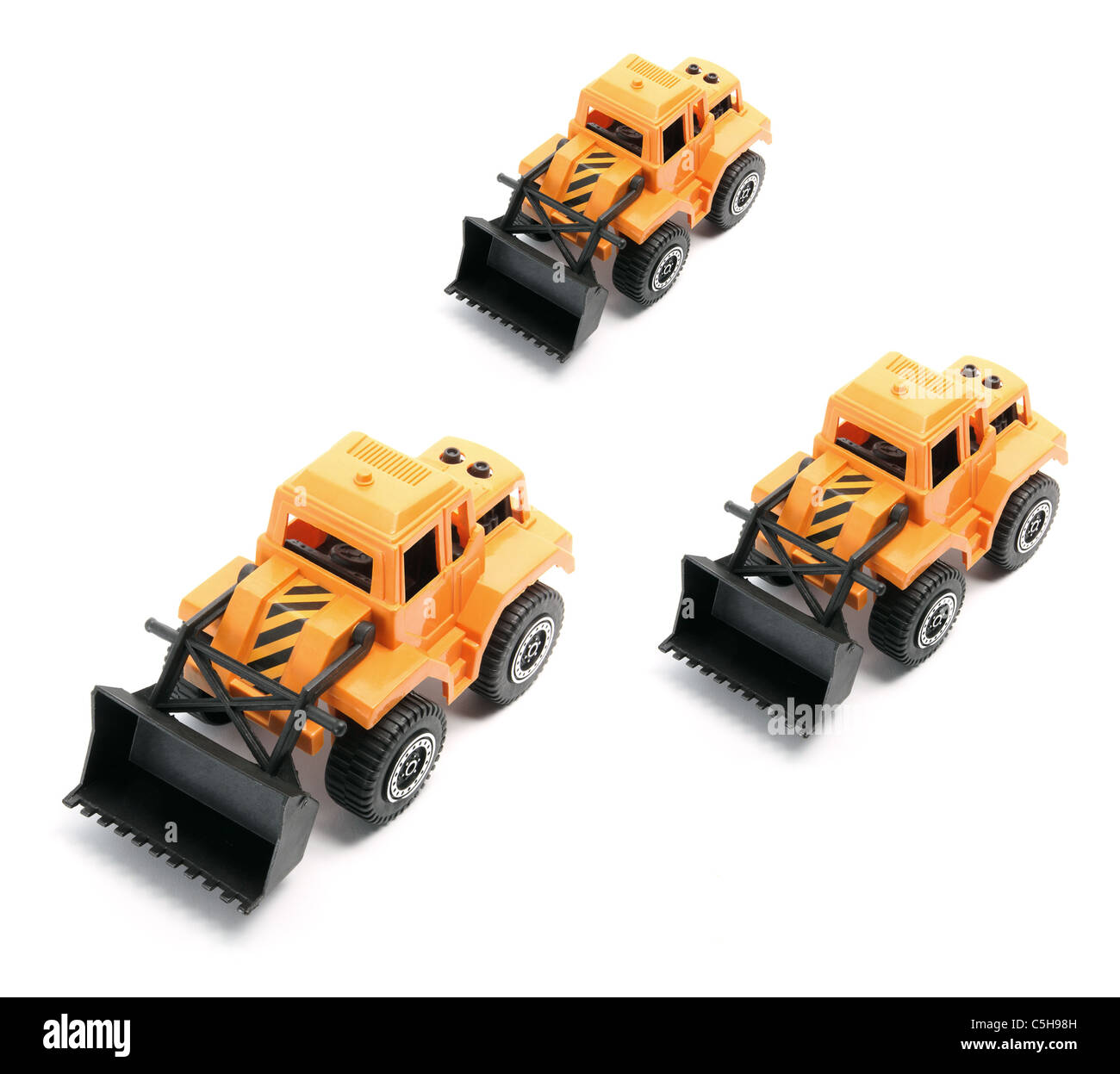 Toy Earth Movers Stock Photo - Alamy