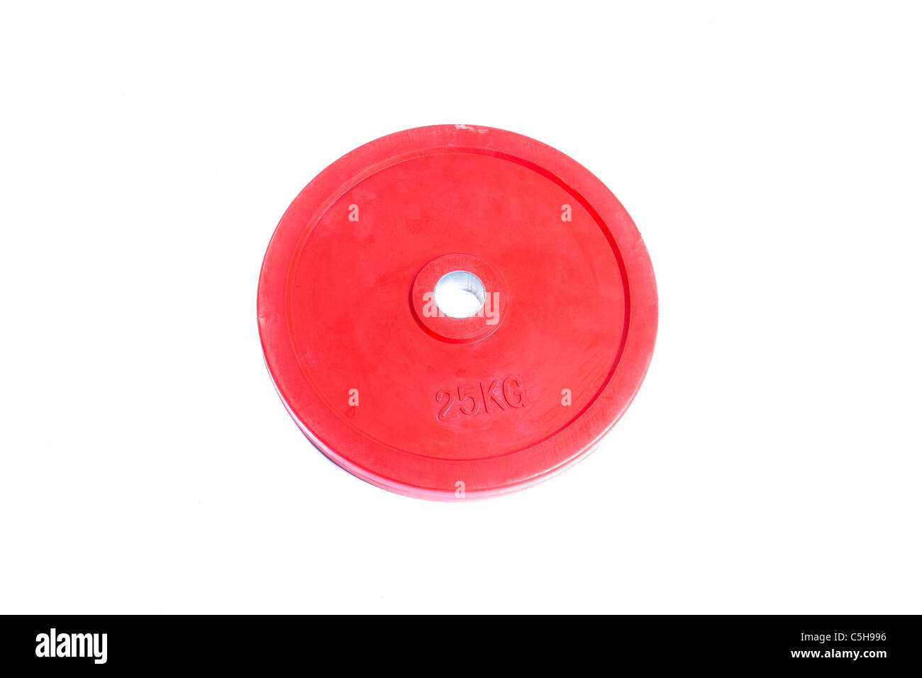 Weight lifting excercise equipment iron and rubber Stock Photo - Alamy