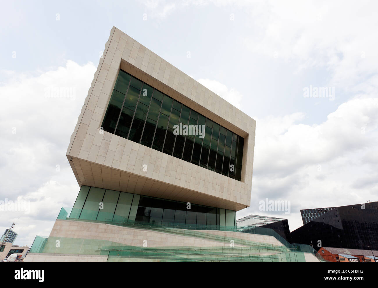 Entrance side of the new Museum of Liverpool on the pier head Stock ...