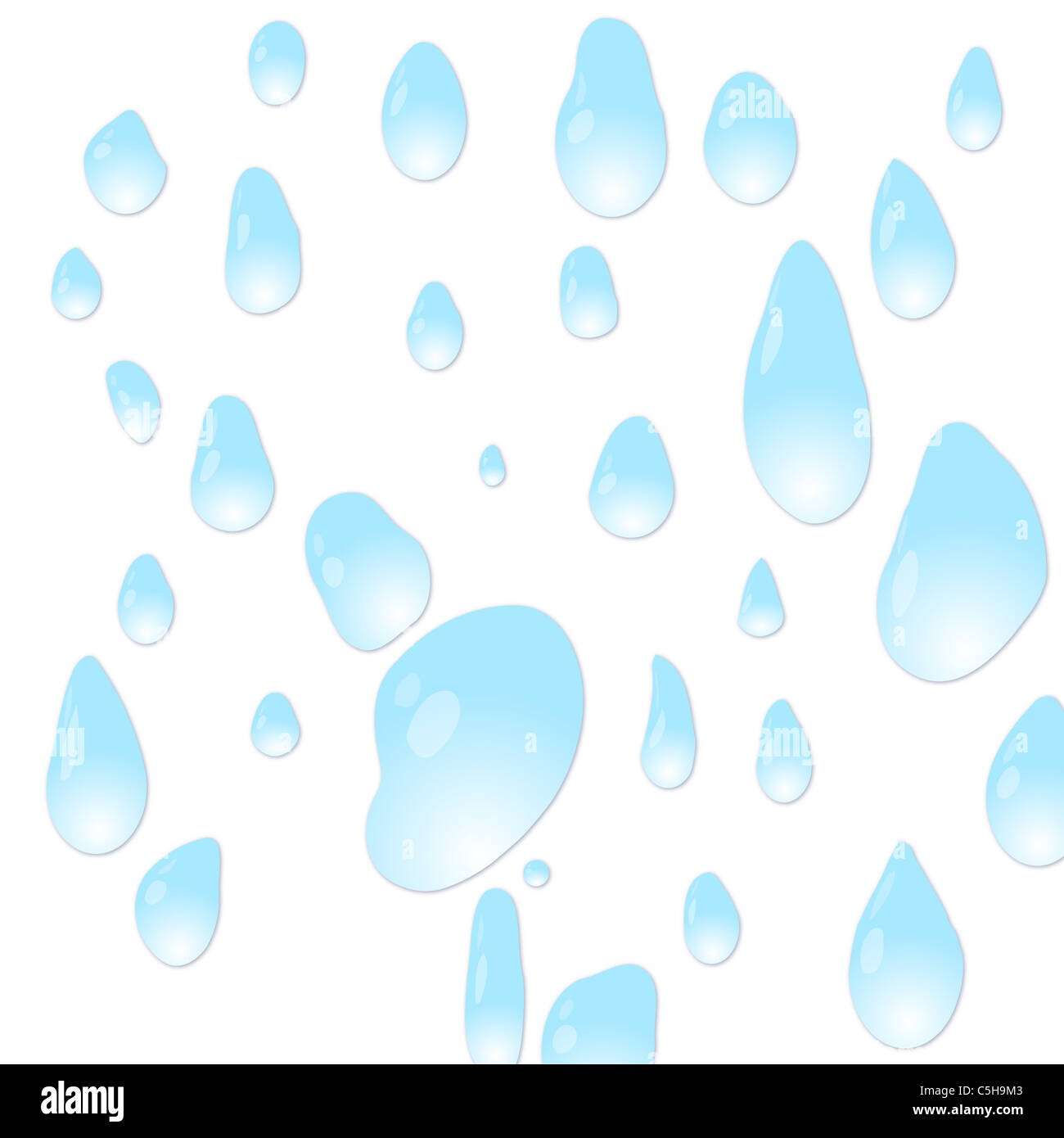 Vector water drops background for design use Stock Photo - Alamy